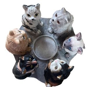 Continental Creations | Accents | Vintage Circle Of Cats True Friends ...